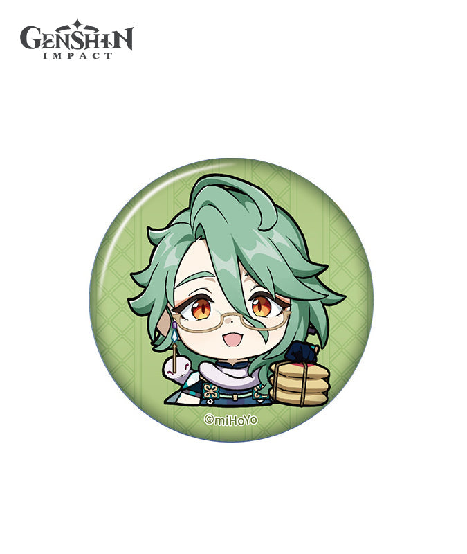[Official Merchandise] Chibi Expression Sticker Badge – Hoyotoys