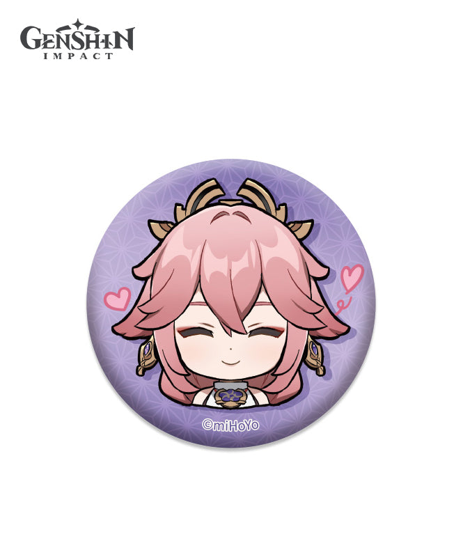 [Official Merchandise] Chibi Expression Sticker Badge – Hoyotoys