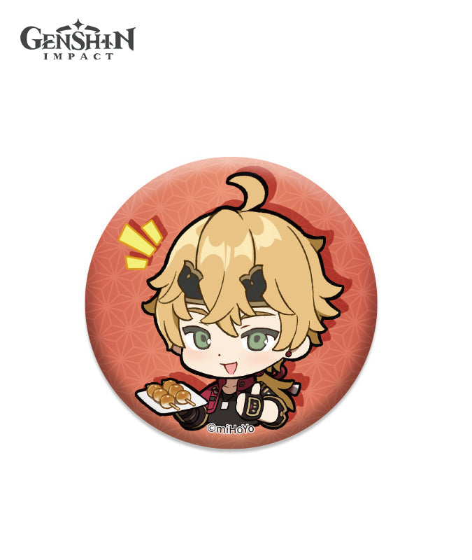 [Official Merchandise] Chibi Expression Sticker Badge – Hoyotoys